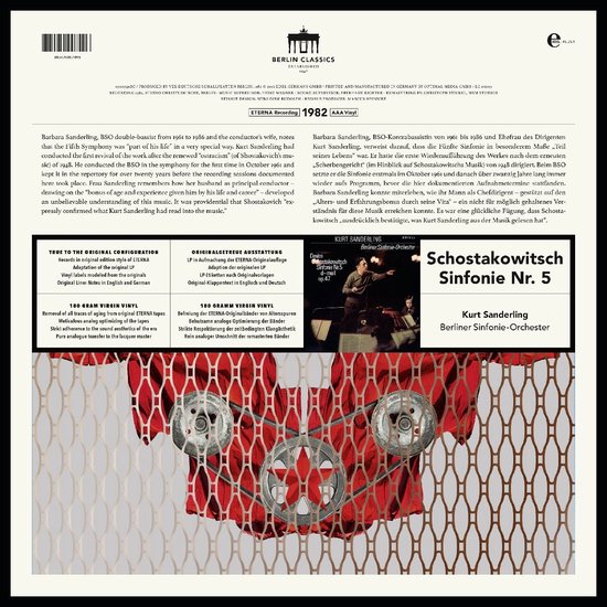 Schostakowitsch: Symphony No. 5 (LP), Berliner Sinfonie Orchester & Kurt Sanderling |... | bol