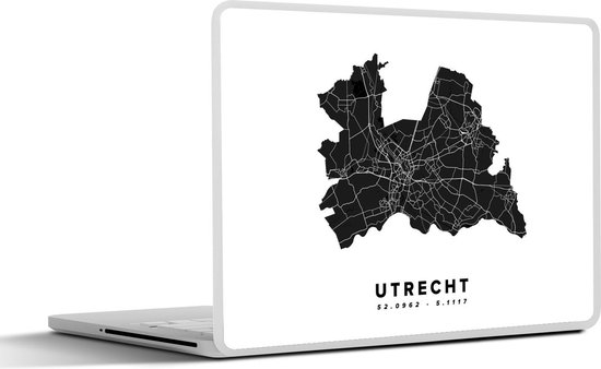 Laptop sticker - 14 inch - Utrecht - Nederland - Wegenkaart ...
