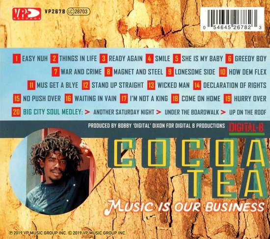 Cocoa Tea - Music Is Our Business (CD), Cocoa Tea | CD (album) | Muziek ...