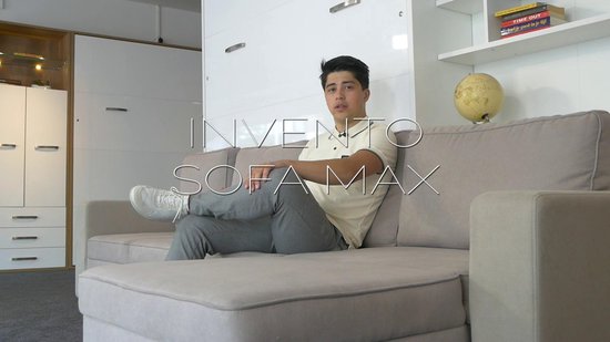 INVENTO SOFA MAX Verticaal Vouwbed Inclusief Hoekbank - Opklapbed ...