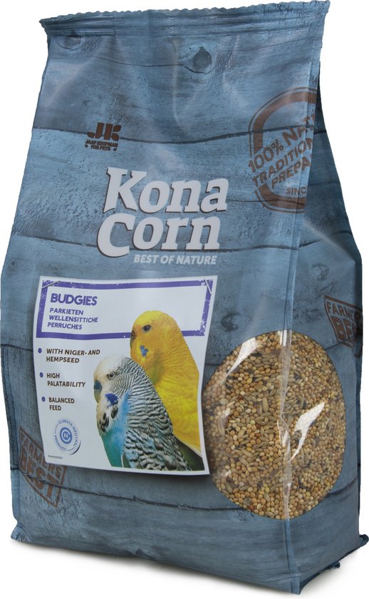 Vogelvoer | Konacorn Grasparkieten | 18 kg | bol