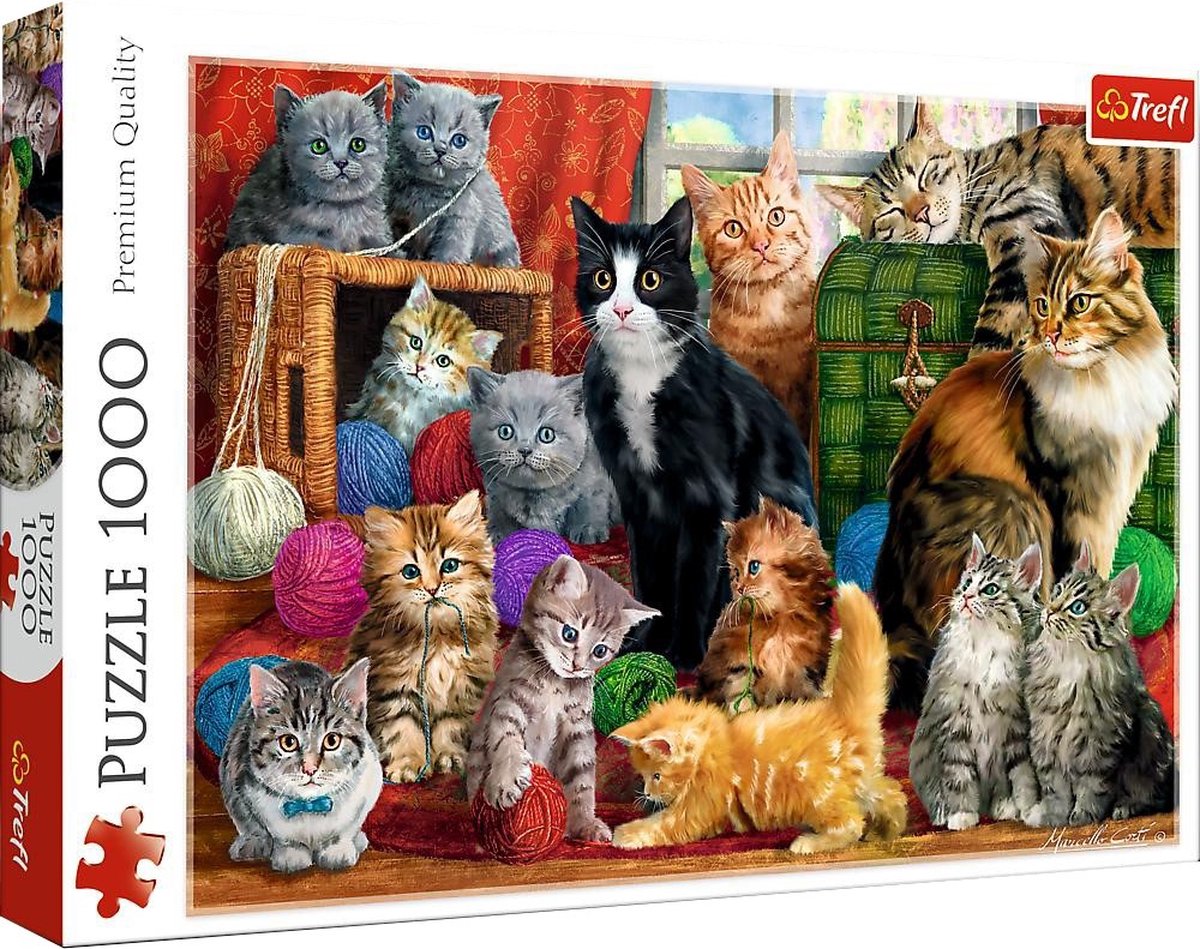Katten - 1000 stukjes puzzel - Trefl | bol