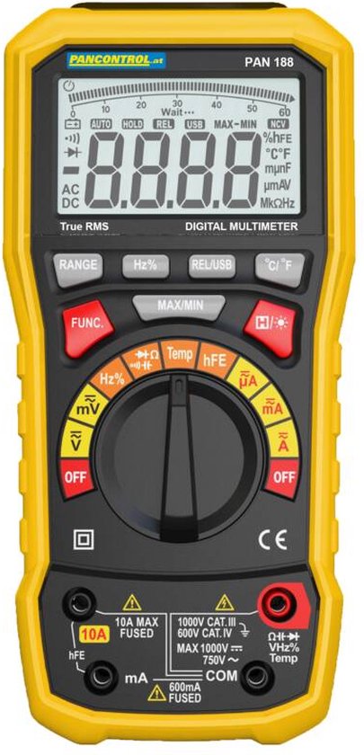 Pancontrol Digitale multimeter 1000V True RMS | bol