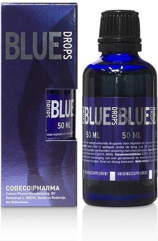 Blue Drops Potentieverhogende Druppels - 50 ml | bol.com