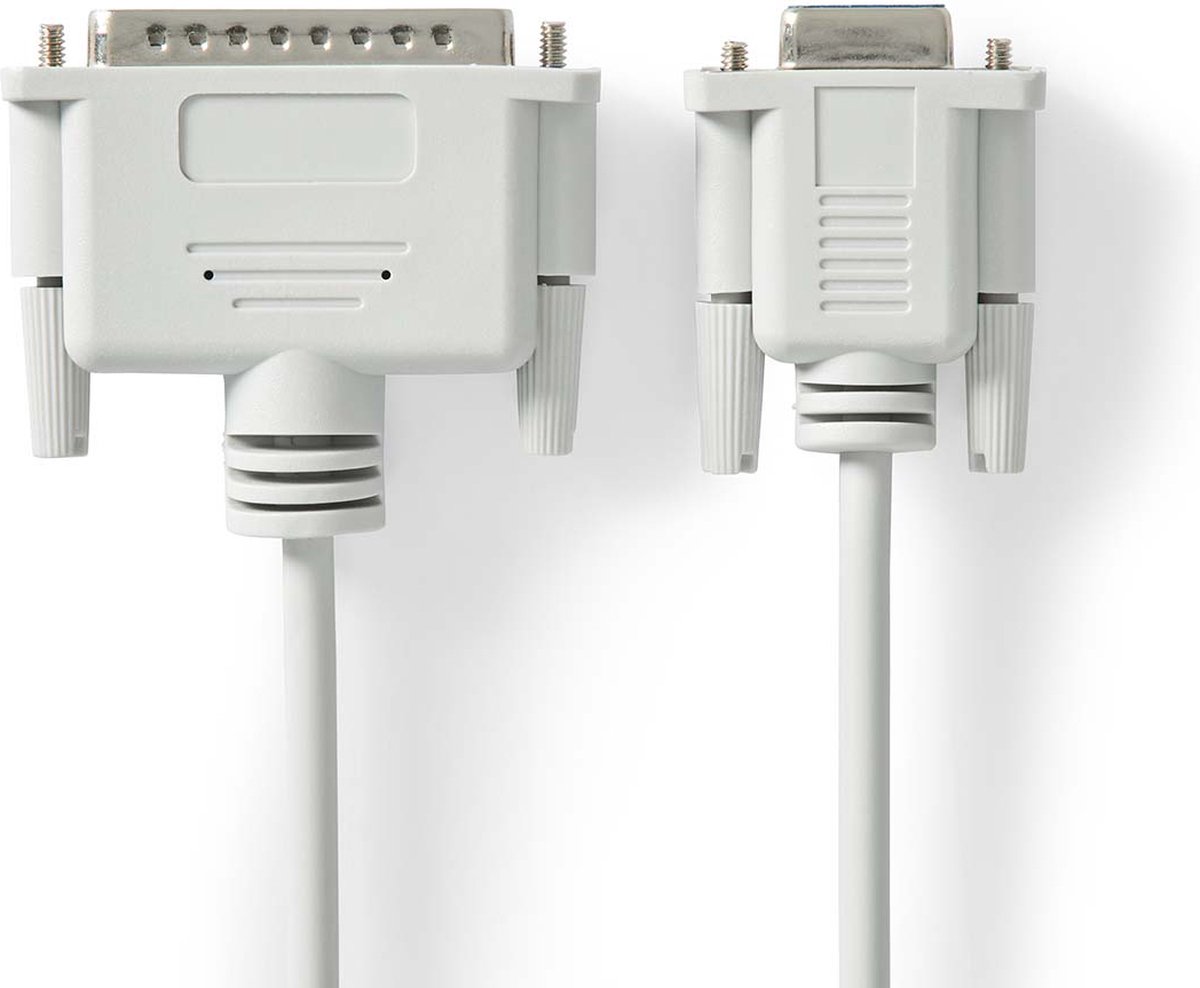 Seriële Kabel | D-SUB 25-Pins Male | D-SUB 9-Pins Female | Vernikkeld ...