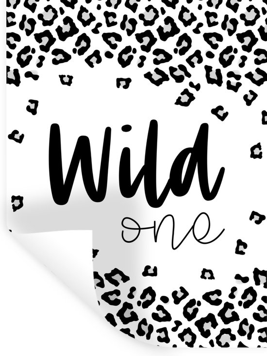 Muurstickers - Sticker Folie - Spreuken - Quotes - Wild one - 90x120 cm ...