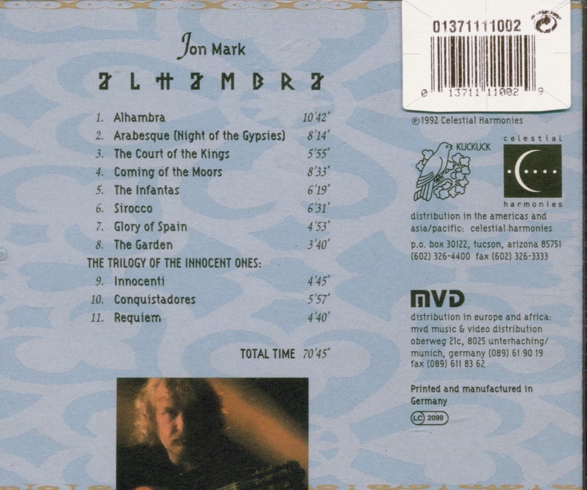 Jon Mark - Alhambra (CD), Jon Mark | CD (album) | Muziek | bol.com
