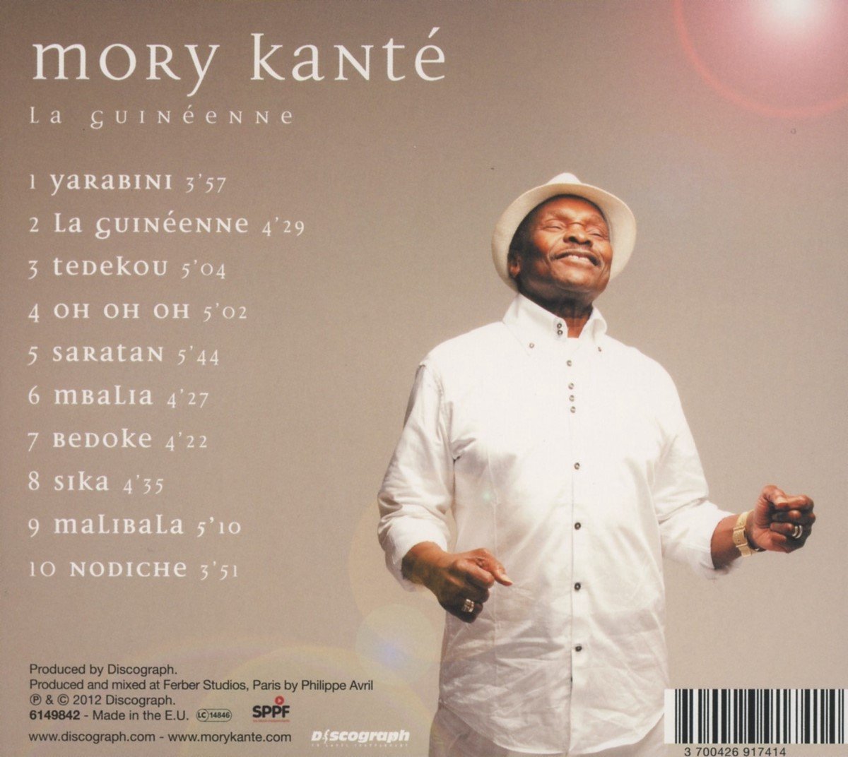 Mory Kante - La Guineenne (CD), Mory Kante | CD (album) | Muziek | bol.com