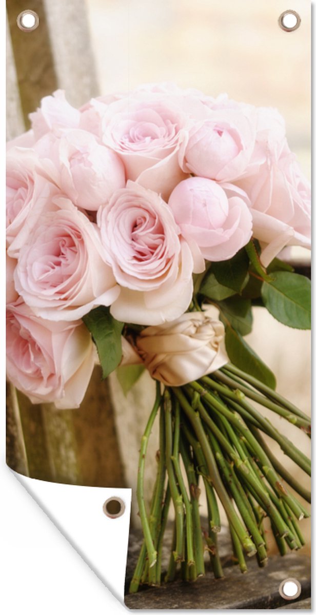 Décoration murale murale d'extérieur Bouquet de fleurs de pivoines ...