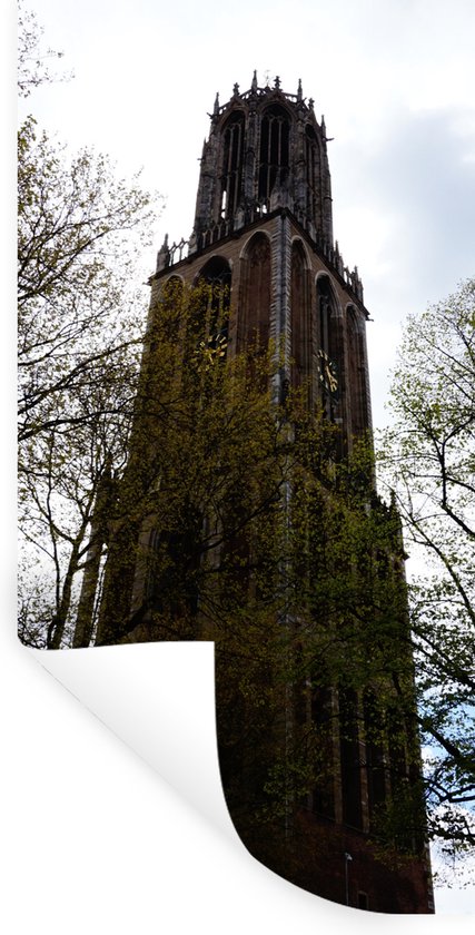 Muurstickers - Sticker Folie - Boom - Domtoren - Utrecht - 40x80 cm ...