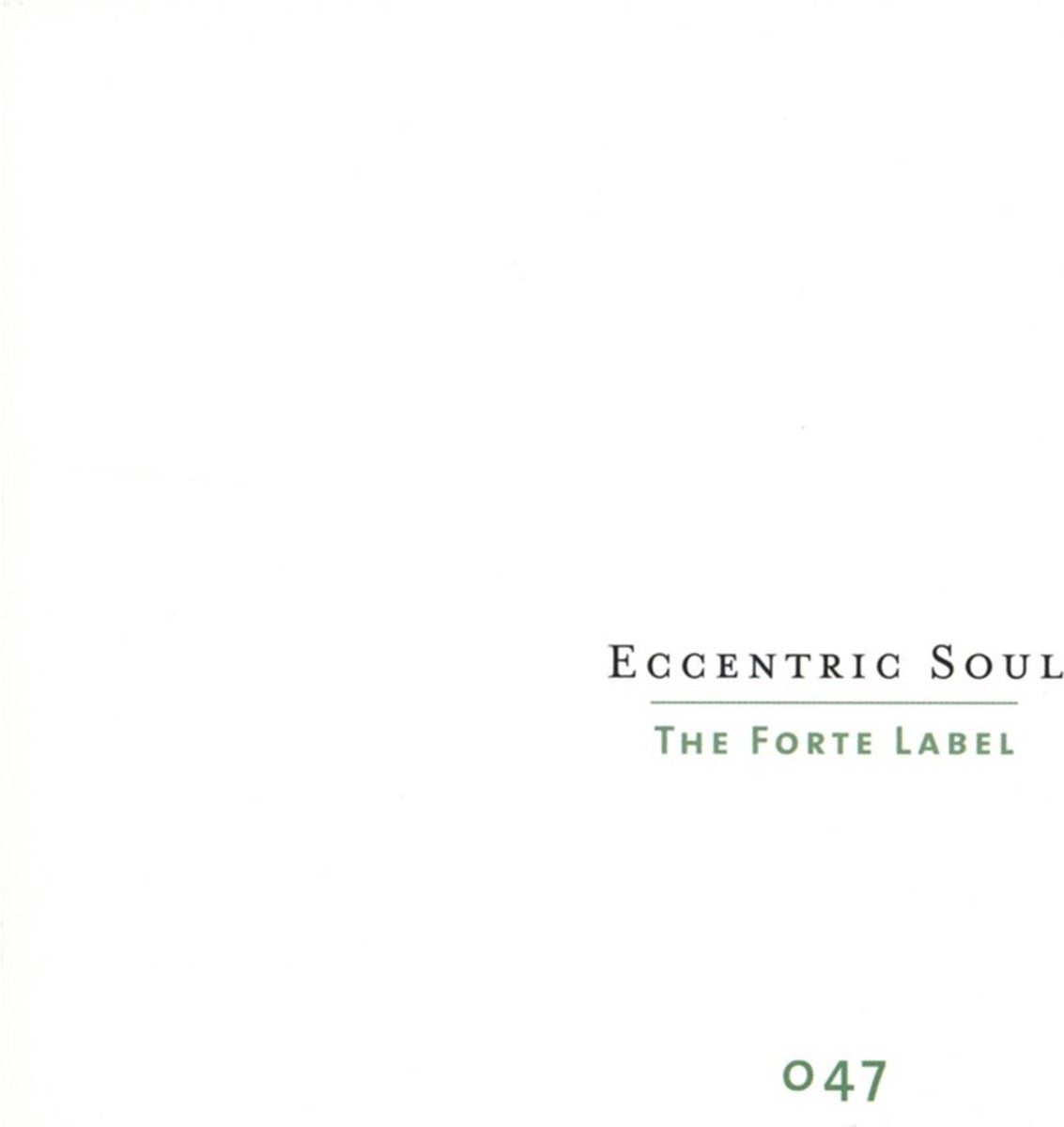 Various Artists - Eccentric Soul: The Forte Label (CD), various artists ...