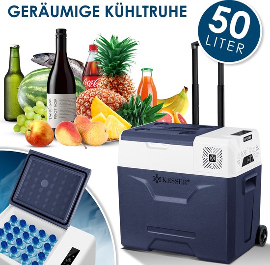 KESSER® Compressor Koelbox Elektrische Vriezer, met APP-bediening USB ...