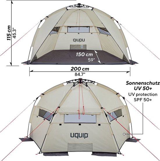 Luxe strandtent – Tent Strand – beach tent | bol