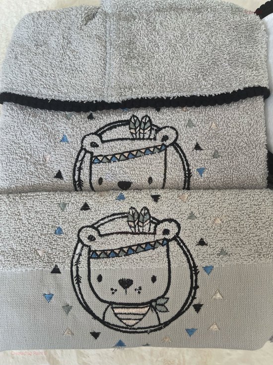 Masal 4 babyset 1 - badjas + cape + handdoek + etui | bol