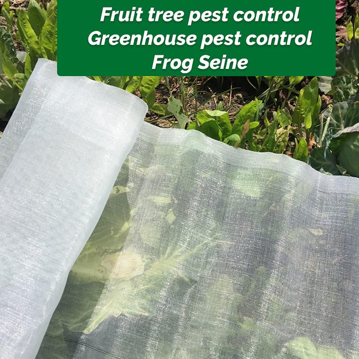 2,5 x 10 m tuinnet voor planten tuingaas fijn gaas insectengaas ...