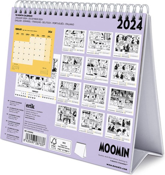 Moomin Desk Kalender 2024 | bol