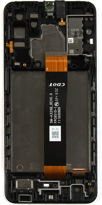 Samsung Galaxy A32 5G A326B Display en Digitizer Compleet Zwart (SP ...