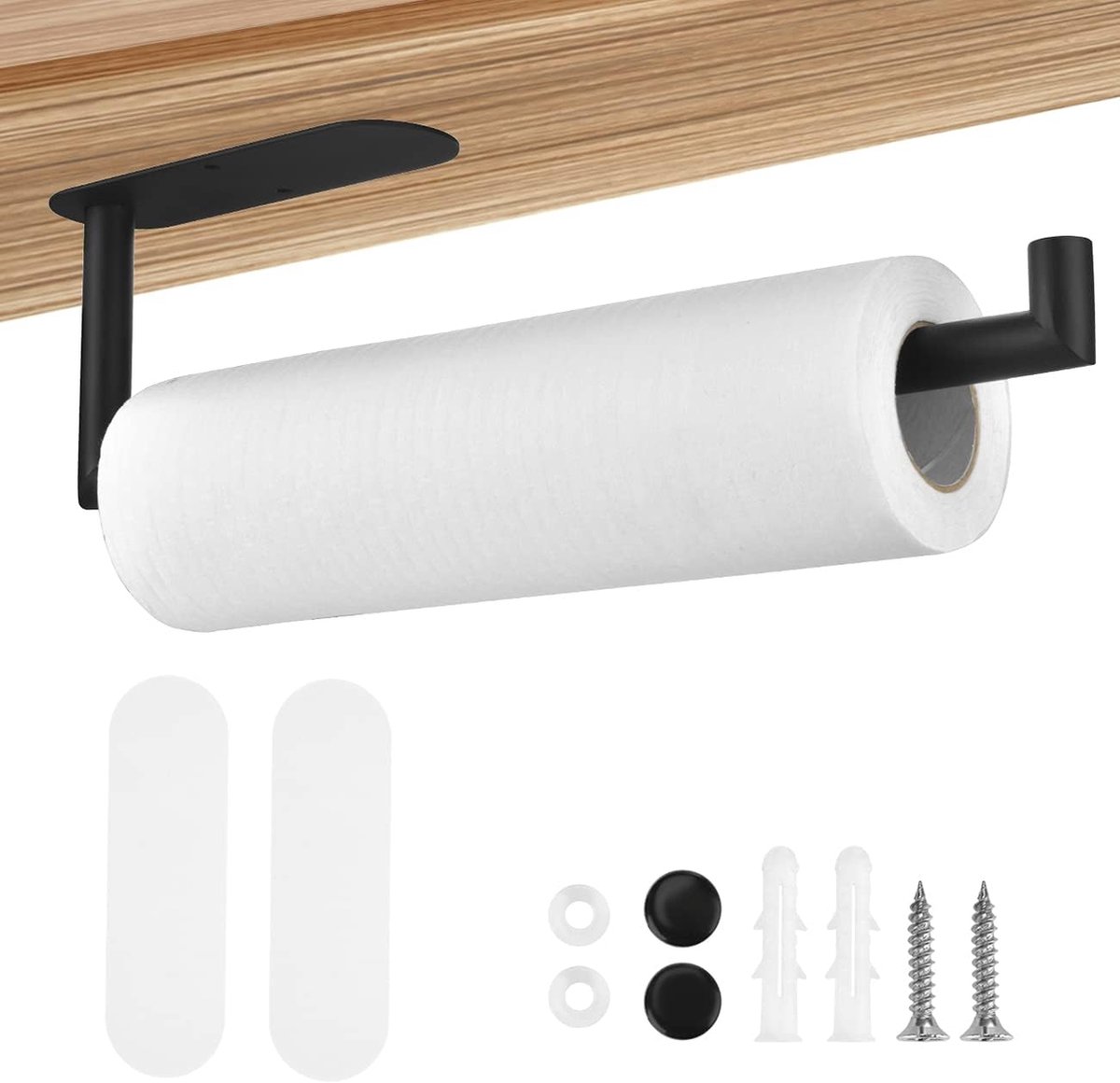 Keukenrolhouder zonder boren, keukenpapierhouder, wall mounting ...