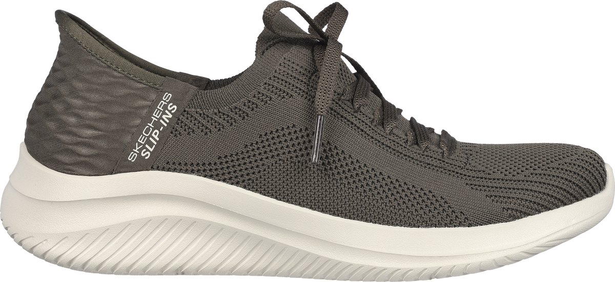 Skechers Ultra Flex 3.0-Brilliant Path Dames Instappers - Olijfgroen - Maat 39 | bol.com
