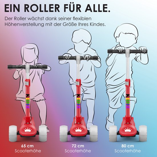 KIDIZ® Kinderstep - 3 wielen Step - Scooter - Kinderscooter X-Pro2 met ...