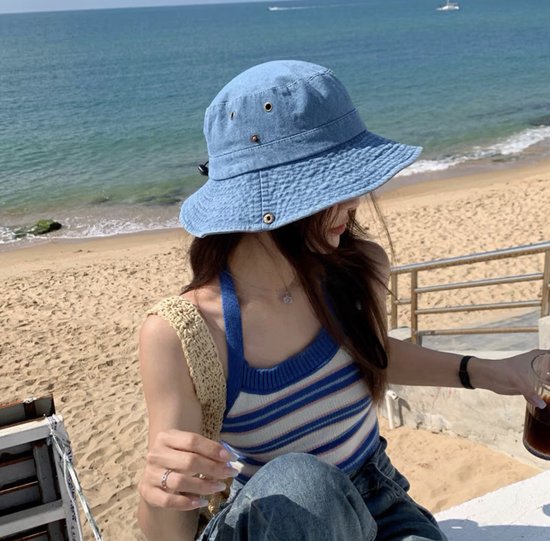 Safari Hoed Denim - Heren Dames Maat 56/58 Outdoor Cowboy Jungle Hoed ...