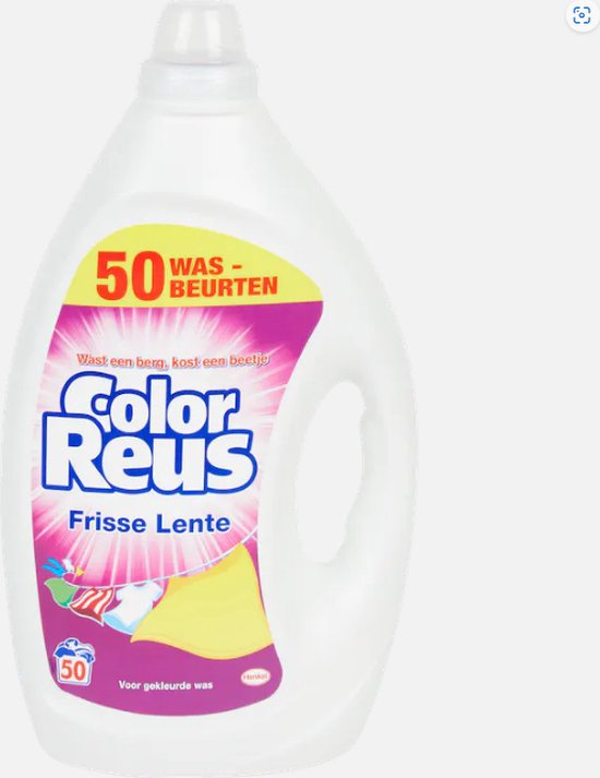 Color Reus wasgel Frisse Lente - Wasmiddel - 2.5 liter - 50 wasbeurten | bol