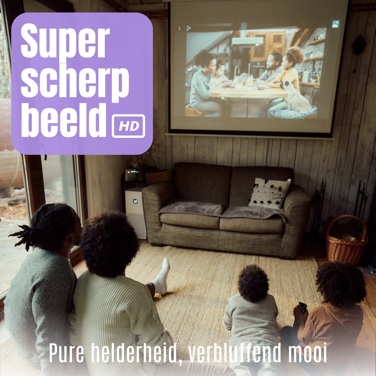 AJGR Beamer - Mini Beamer - Projector - Full-HD 7200 Lumen - Streamen ...