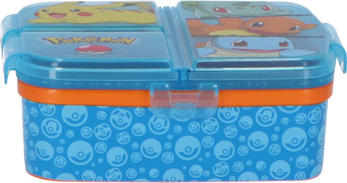 Pokemon Brooddoos/ broodtrommel met meerdere compartimenten | bol.com