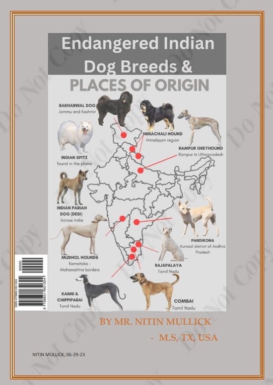 Endangered Indian dog breeds - Details Indian Canines (ebook), Nitin ...