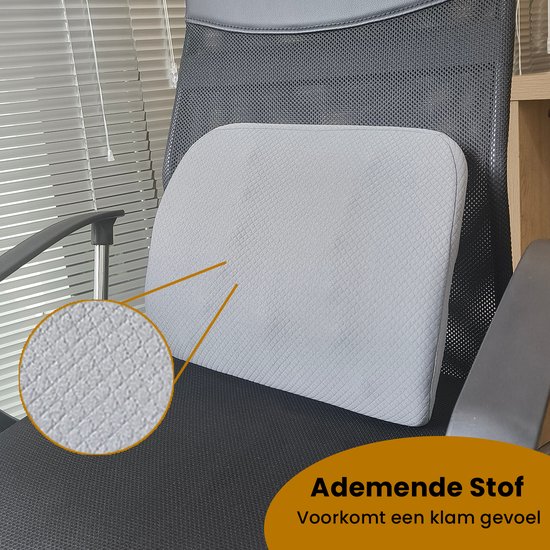 Alora Rugkussen - Onderrug - Lendekussen - Rugkussen Auto - Bed - Bank ...