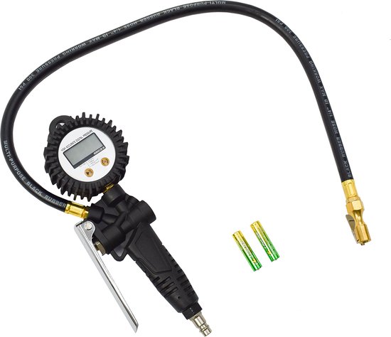 Pump'in - pistool met manometer - digitaal manometer - opblaaspistool ...