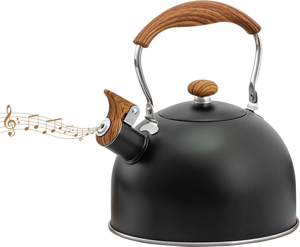 Roestvrij stalen fluitketel, waterketel, theeketel, 2.5 liter, moderne ...