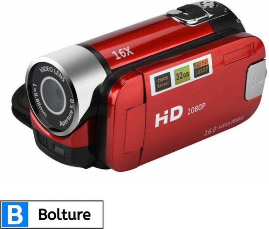 Bolture Videocamera - Handycam - Camcorder - Video Camera - Vlog Camera ...