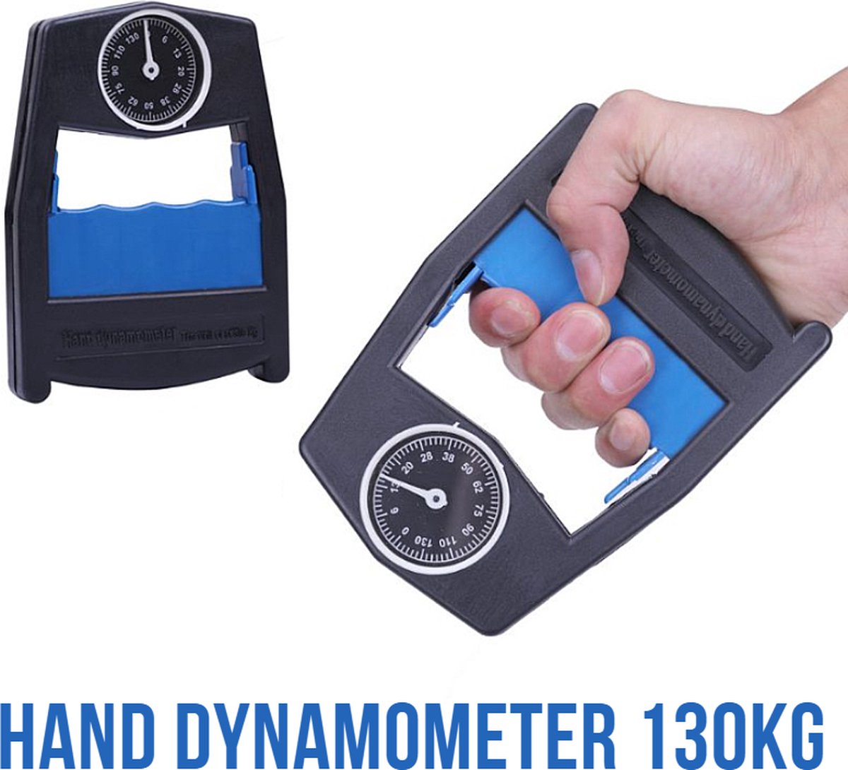 Allernieuwste.nl® Hand Dynamometer 90 kg - Grip Vermogen Sterkte Meter ...