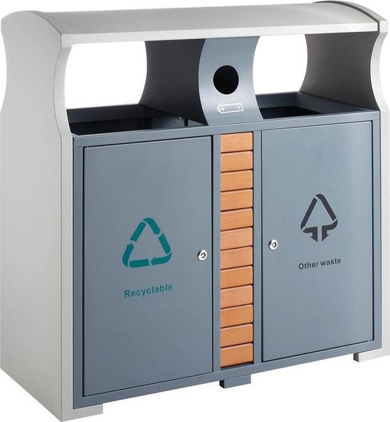 Buitenafvalbak afvalscheiding | bol.com