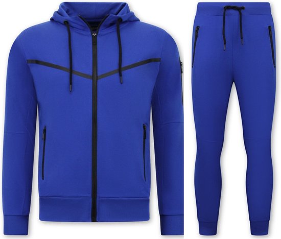 Tracksuit - Trainingspak heren - Joggingpak -2172- Blauw | bol.com