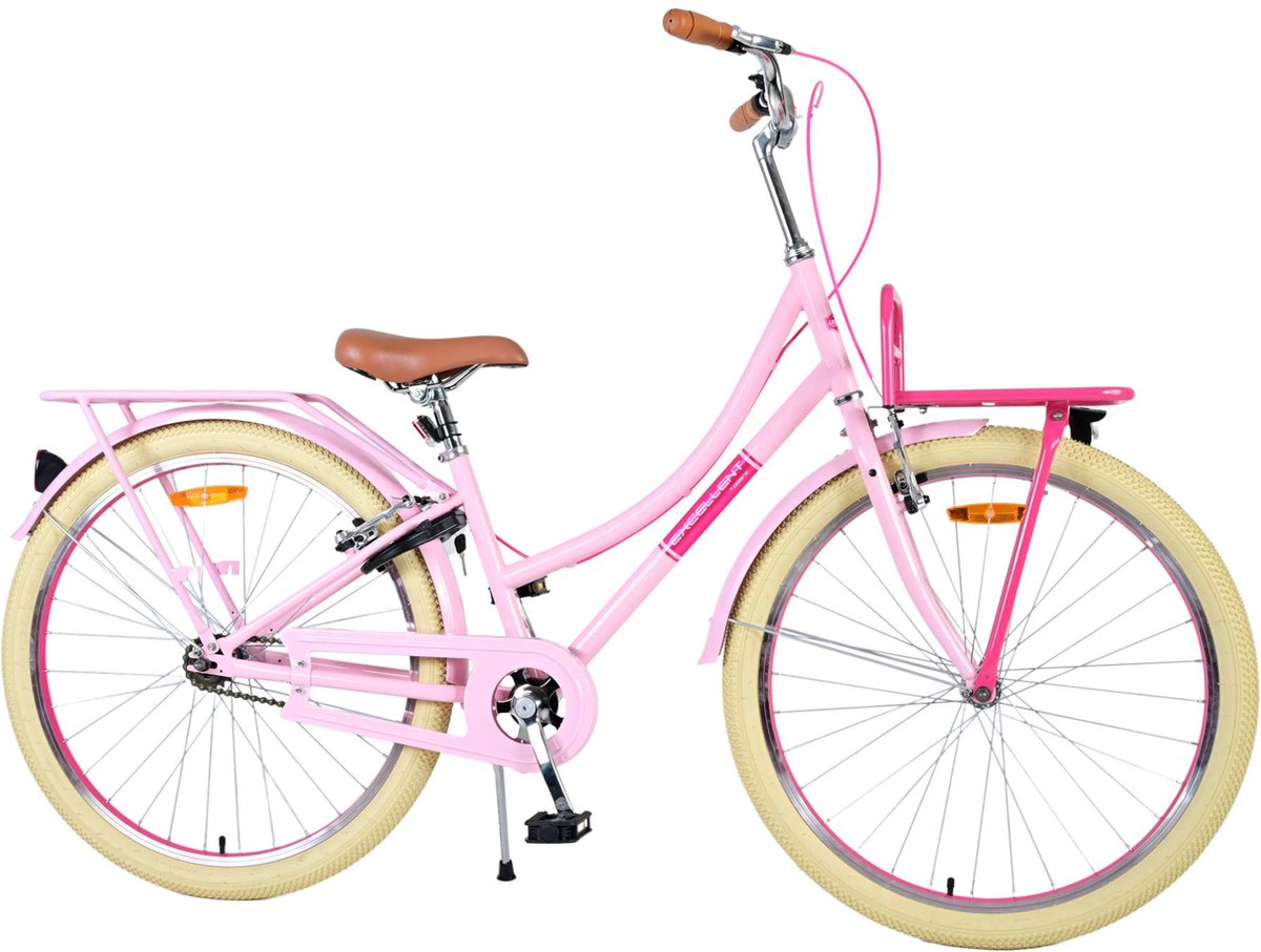 Volare Excellent Kinderfiets - Meisjes - 26 inch - Roze - Twee ...
