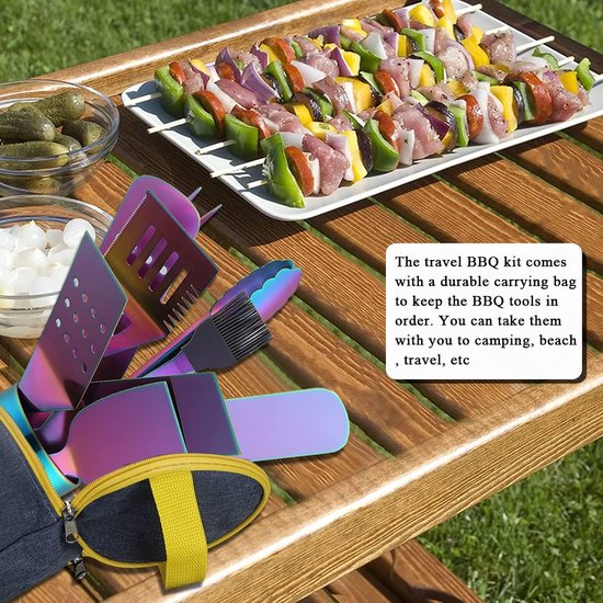 Rainbow Grill Accessoires, RVS Kleurrijke Titanium Coating BBQ Grill ...