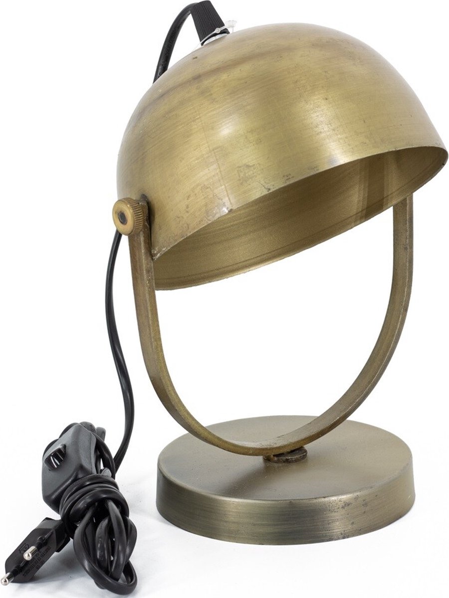 Bureaulamp metaal goud | bol.com
