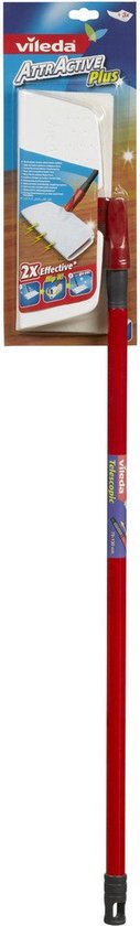 Vileda vloerwisser Attractive Plus Mop + 3 navullingen | bol