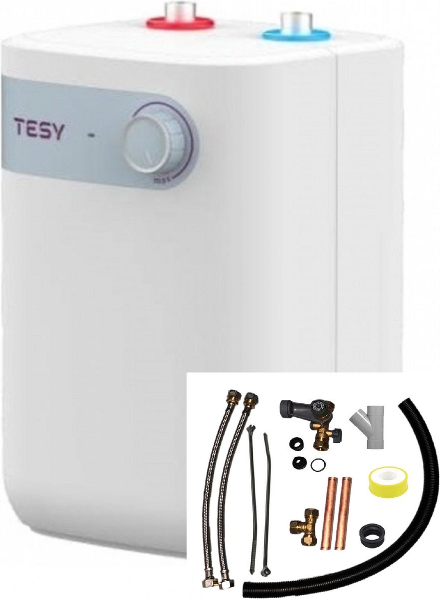 Elektrische keukenboiler met bovenuitloop 5 liter, meegeleverde ...