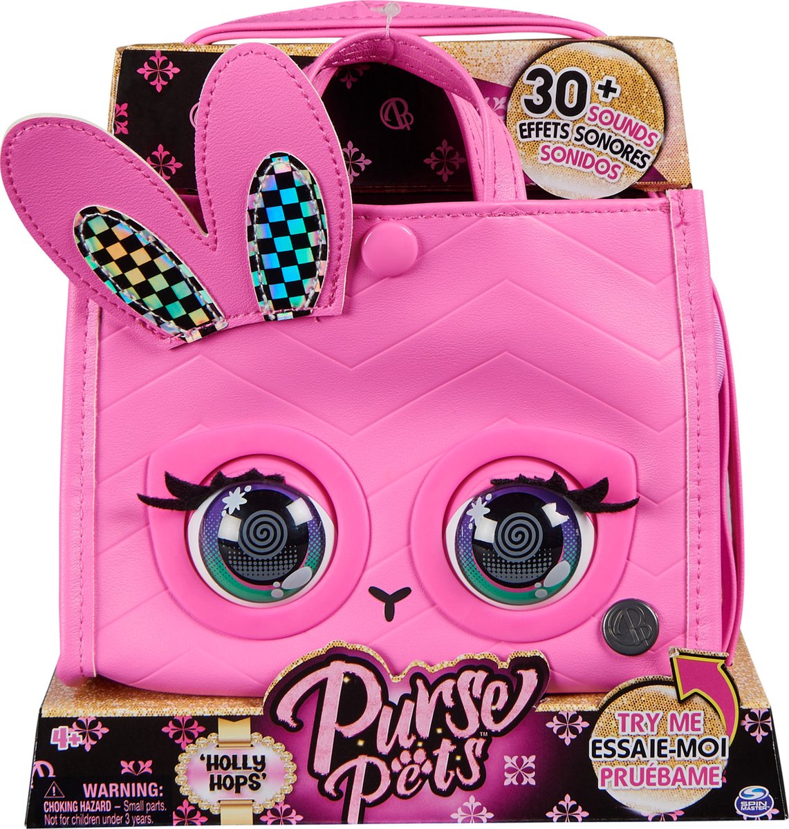 Purse Pets - Tote Bag - Bunny - Interactieve Tas & Knuffel met meer dan ...