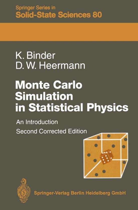 Springer Series In Solid State Sciences 80 Monte Carlo Simulation In Statistical