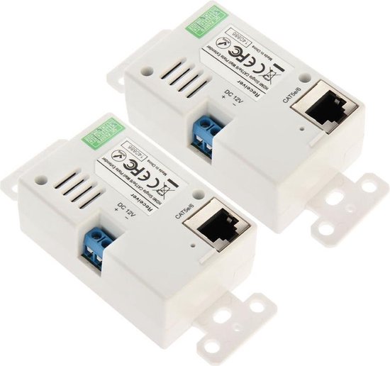 HDMI Single Cat5e / 6 50 Meter Muurplaat Extender (EU Plug) (Wit) | bol.com