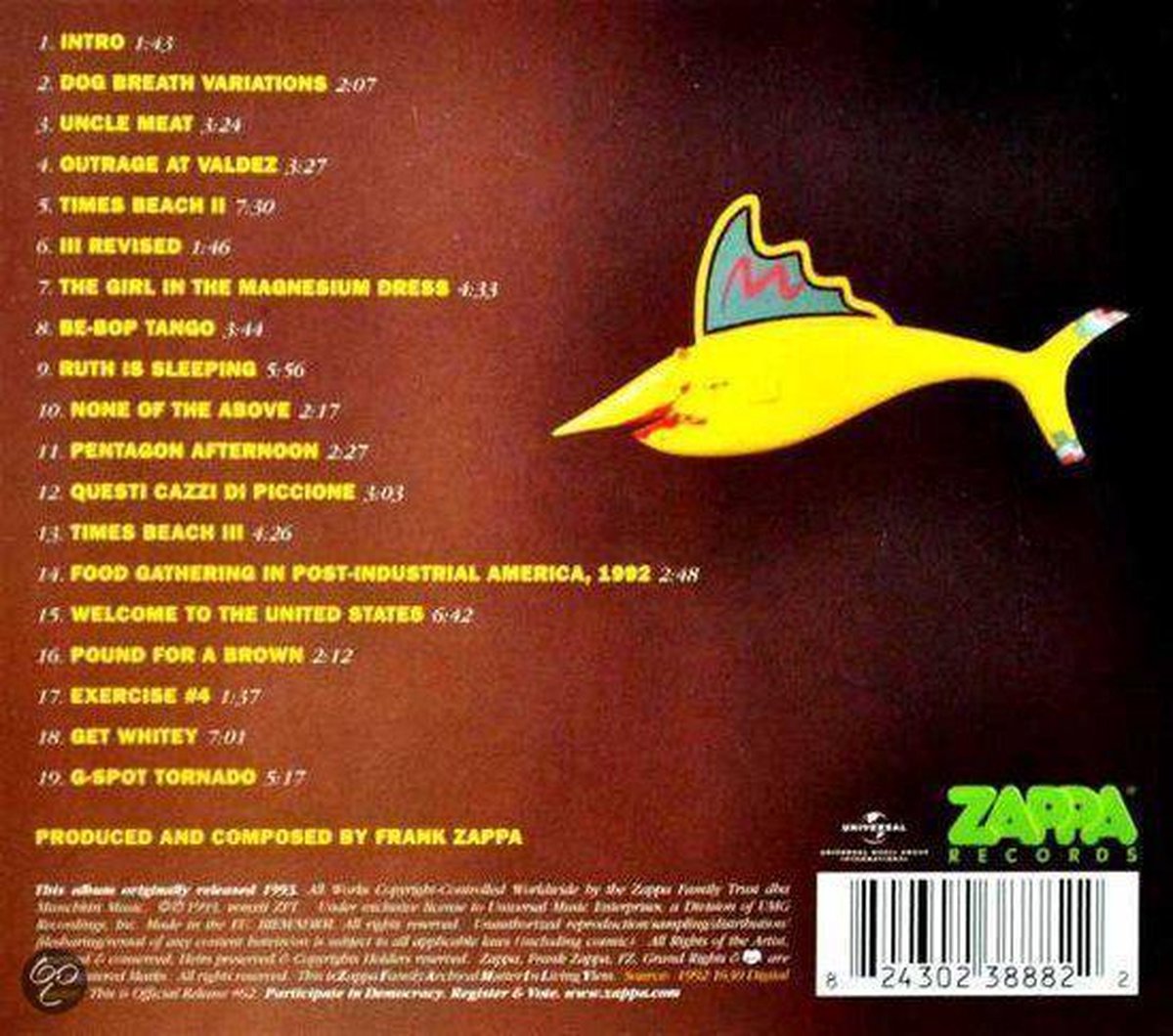 bol.com | The Yellow Shark, Frank Zappa | CD (album) | Muziek