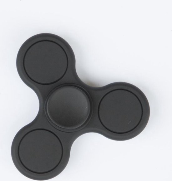 Fidget Spinner - Hand Spinner - Trinity – Hoge kwaliteit mat zwarte ...