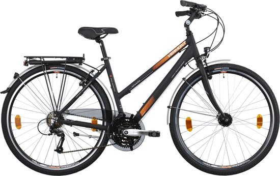 Vermont Kinara toerfiets dames zwart Framemaat 48 cm | bol