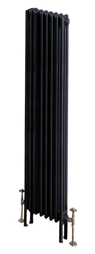Design radiator verticaal 3 kolom staal mat antraciet 180x29,3cm 933 ...