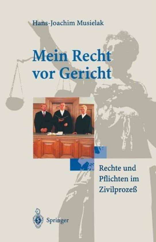 Mein Recht vor Gericht, Hans-Joachim Musielak | 9783540589167 | Boeken ...