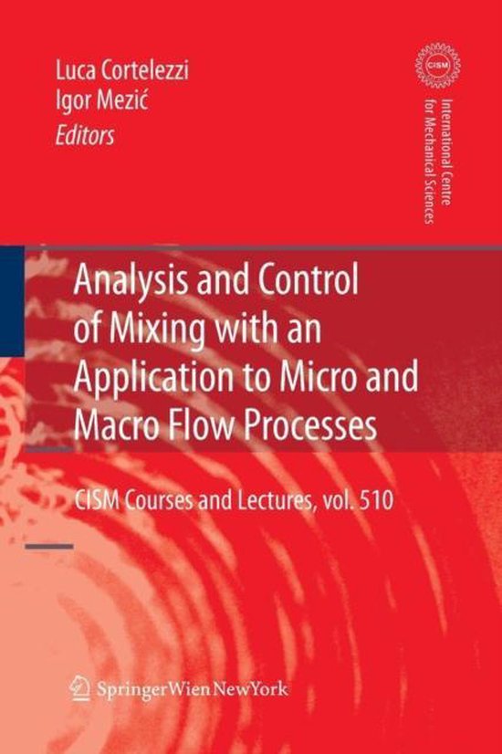 Analysis and Control of Mixing with an Application to Micro and Macro ...